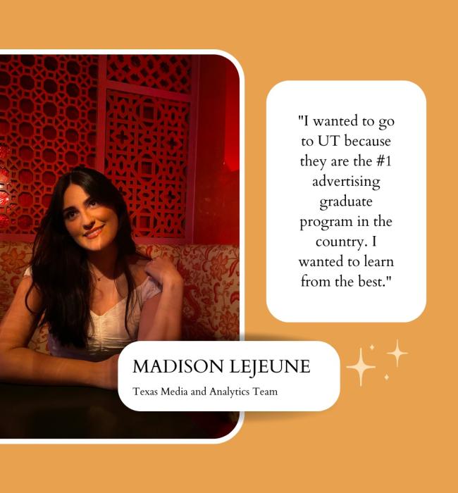 Media & Analytics Track Interview with Madison LeJeune | Stan Richards School of Advertising